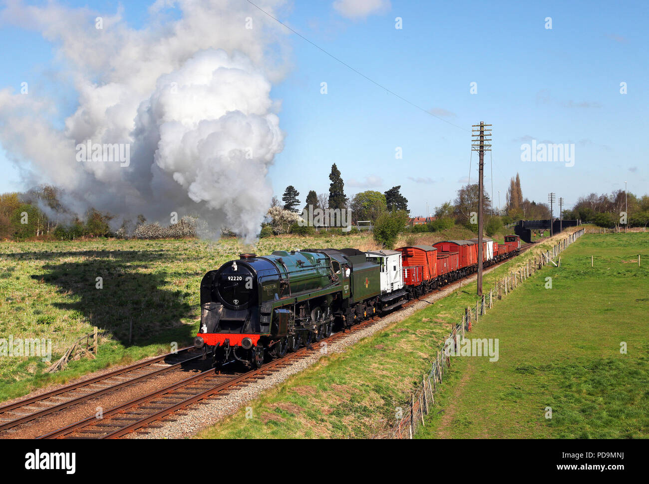 Evening star locomotive hi-res stock photography and images - Alamy