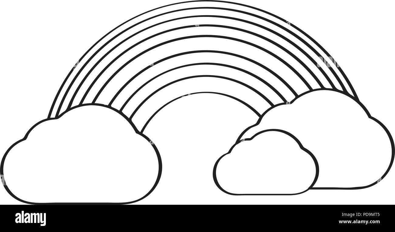 Isolated rainbow Stock Vector Images - Alamy