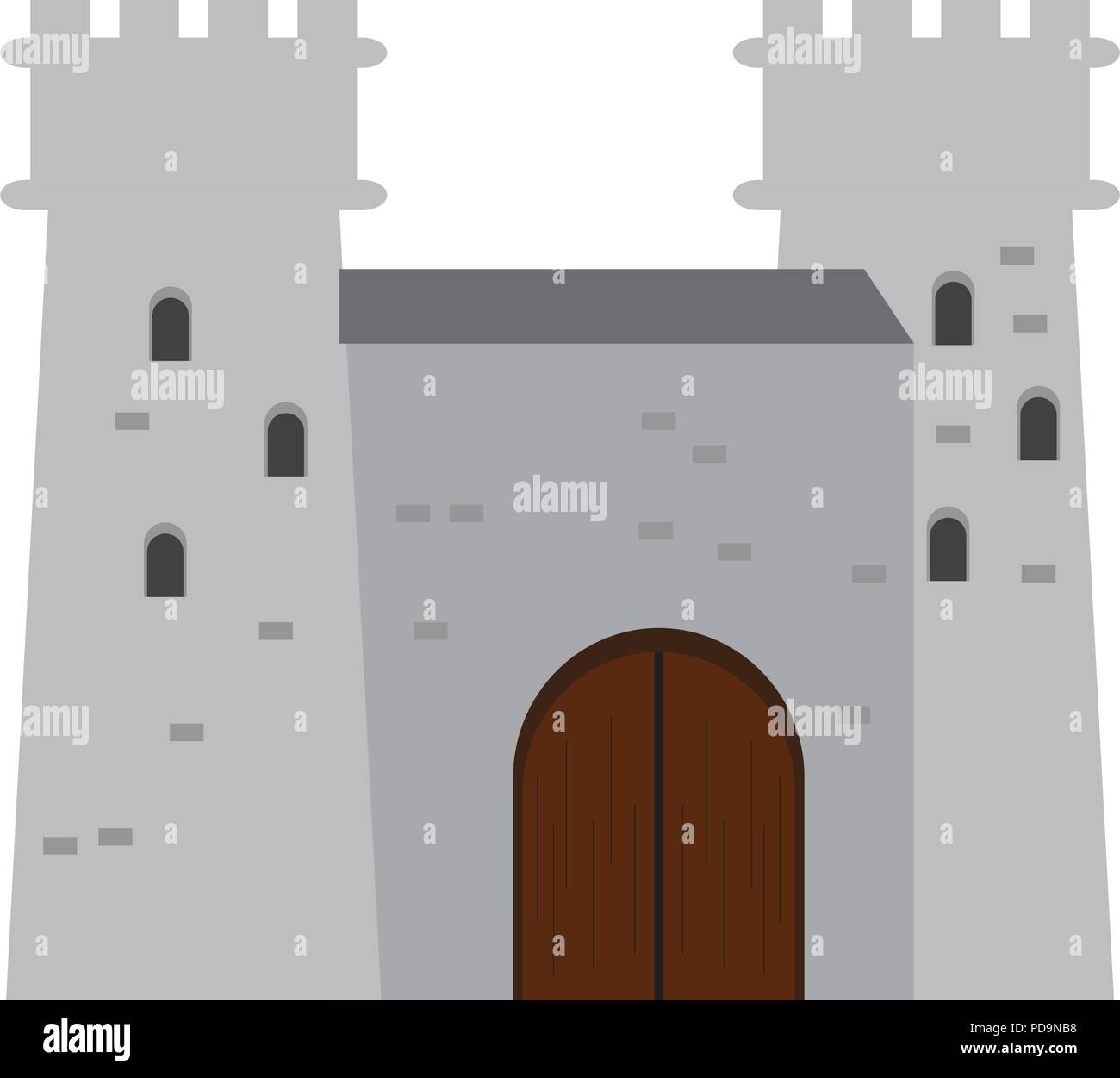 Isolated medieval castle icon Stock Vector Image & Art - Alamy