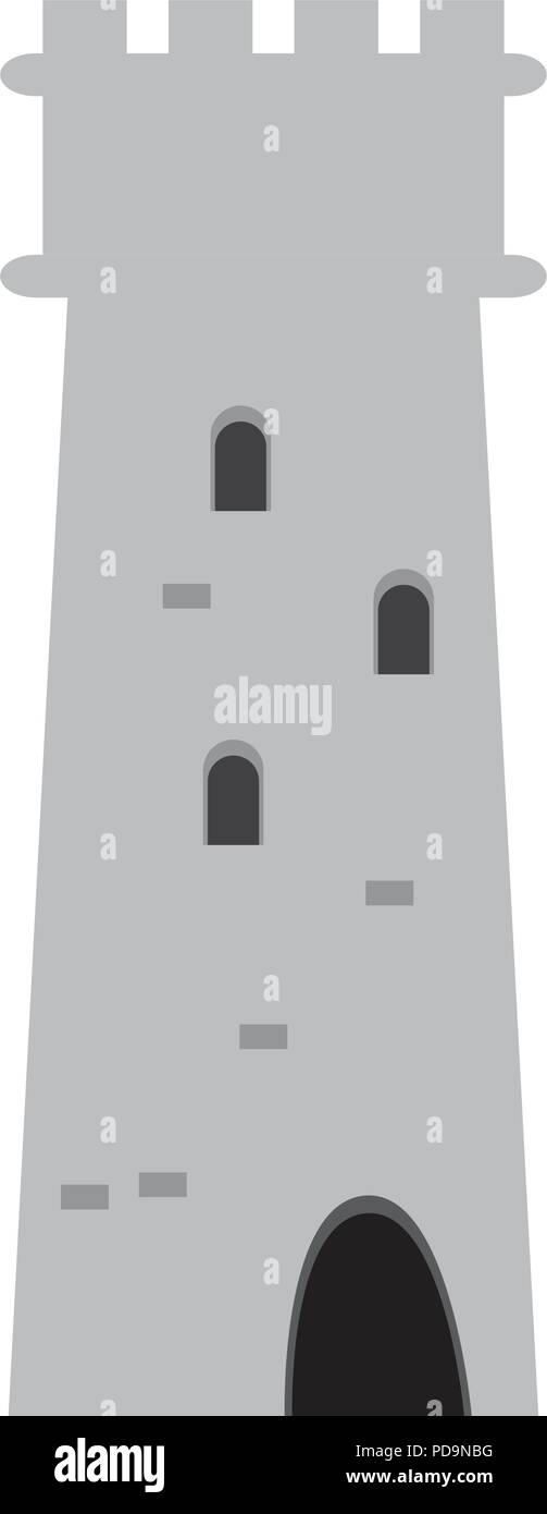 Isolated medieval tower icon Stock Vector Image & Art - Alamy