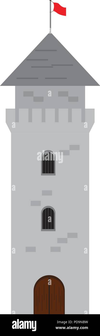 Isolated medieval tower icon Stock Vector Image & Art - Alamy