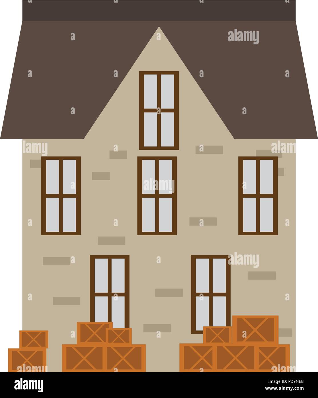 Isolated medieval building icon Stock Vector Image & Art - Alamy