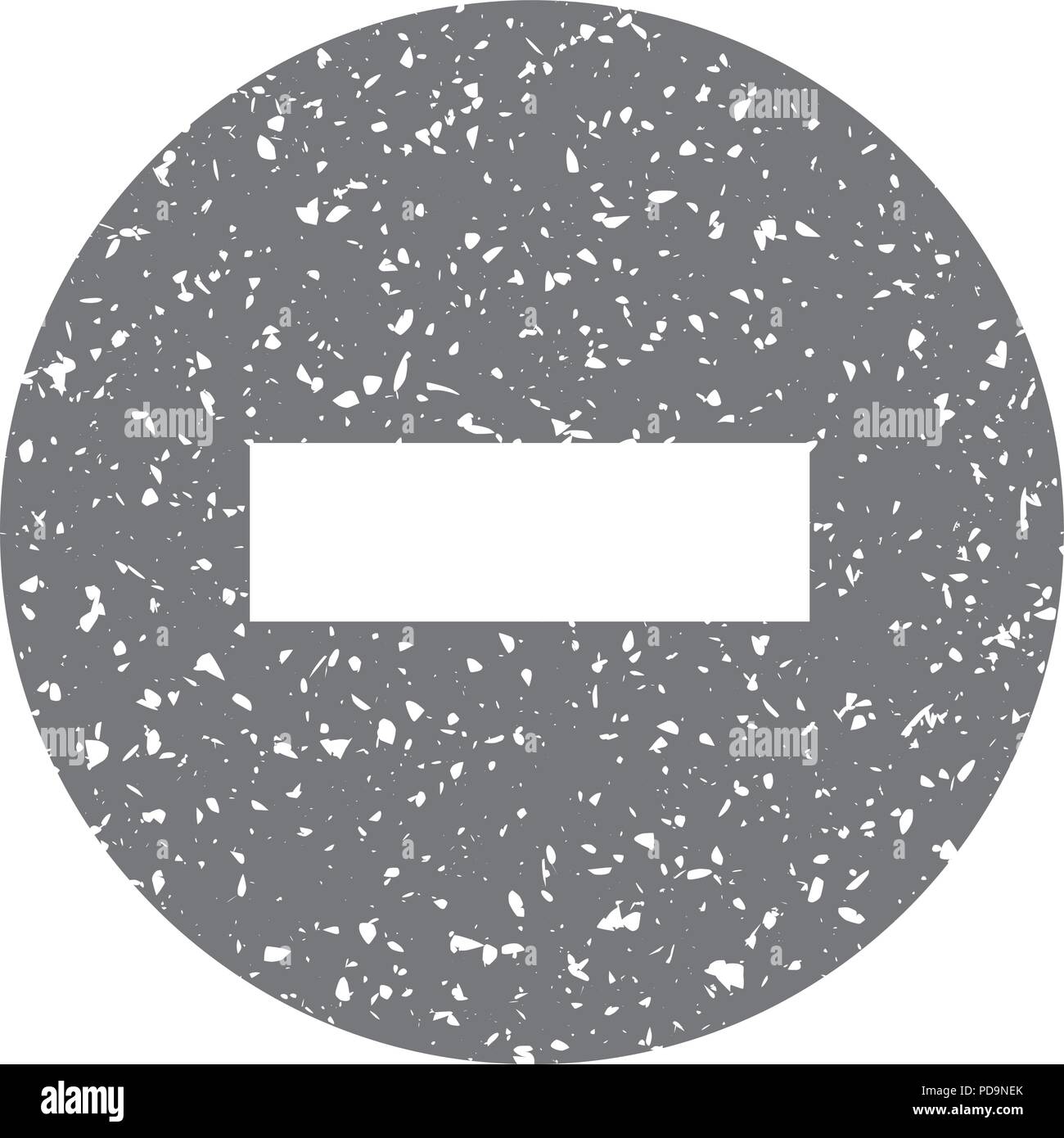 Grunge icon - Warning sign Stock Vector Image & Art - Alamy