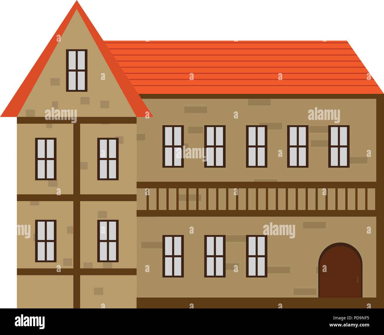 Isolated medieval building icon Stock Vector Image & Art - Alamy