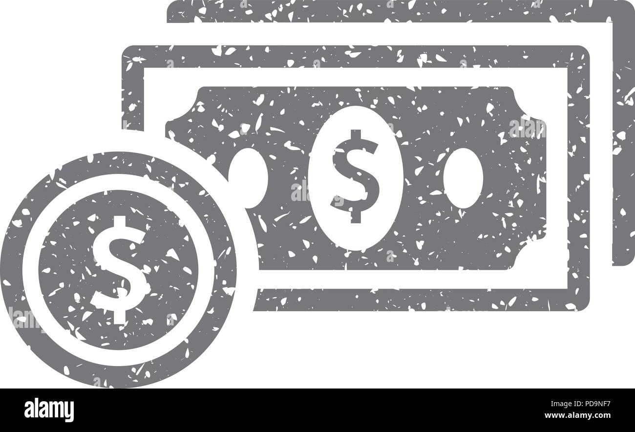Grunge icon - Money Stock Vector Image & Art - Alamy