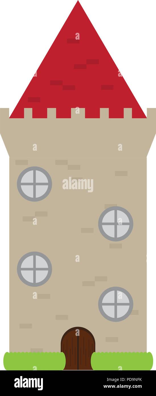 Isolated medieval tower icon Stock Vector Image & Art - Alamy