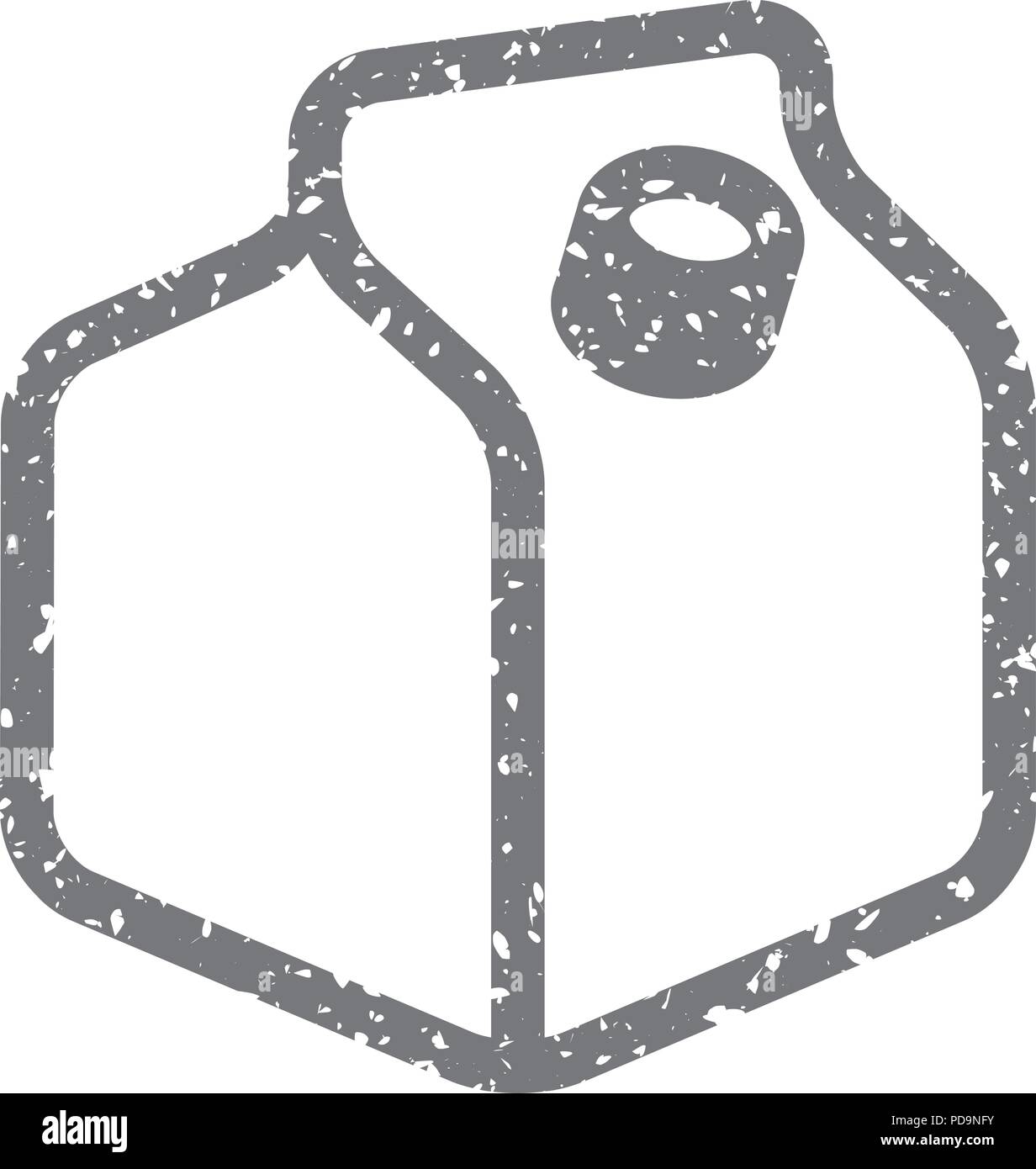 Milk carton with screw cap Stock Vector Images - Alamy