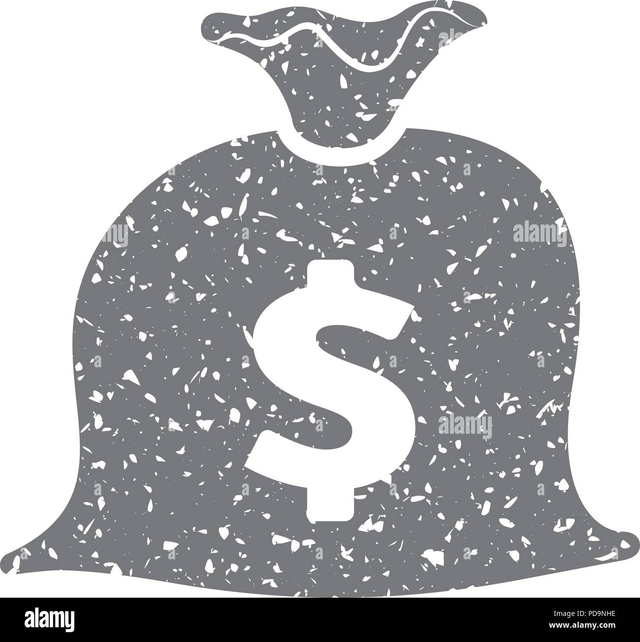 Grunge icon - Money sack Stock Vector Image & Art - Alamy