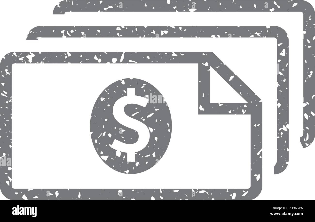 Grunge icon - Money Stock Vector Image & Art - Alamy