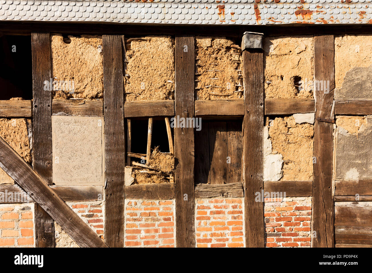 german half-timbering texture background Stock Photo - Alamy