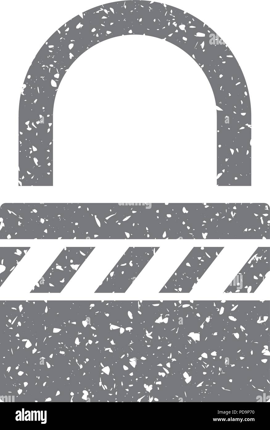 Aged padlock Stock Vector Images - Alamy