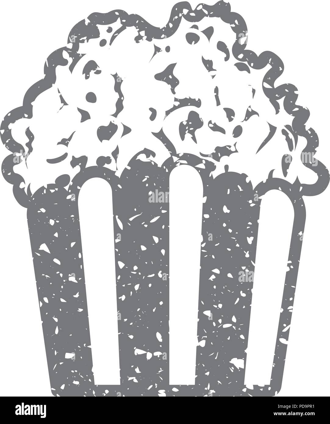Popcorn box icon in Stock Vector Images - Alamy