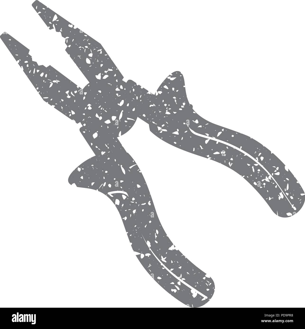 Grunge icon - Plier Stock Vector Image & Art - Alamy
