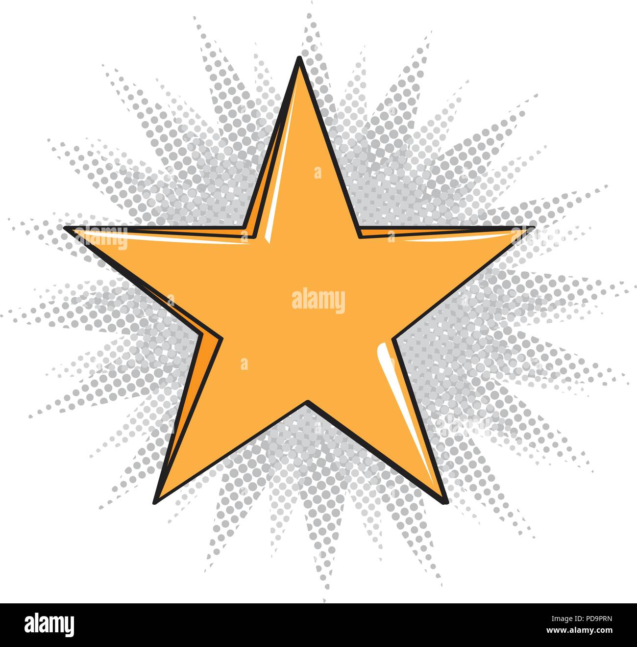 Comic star Stock Vector Images - Alamy