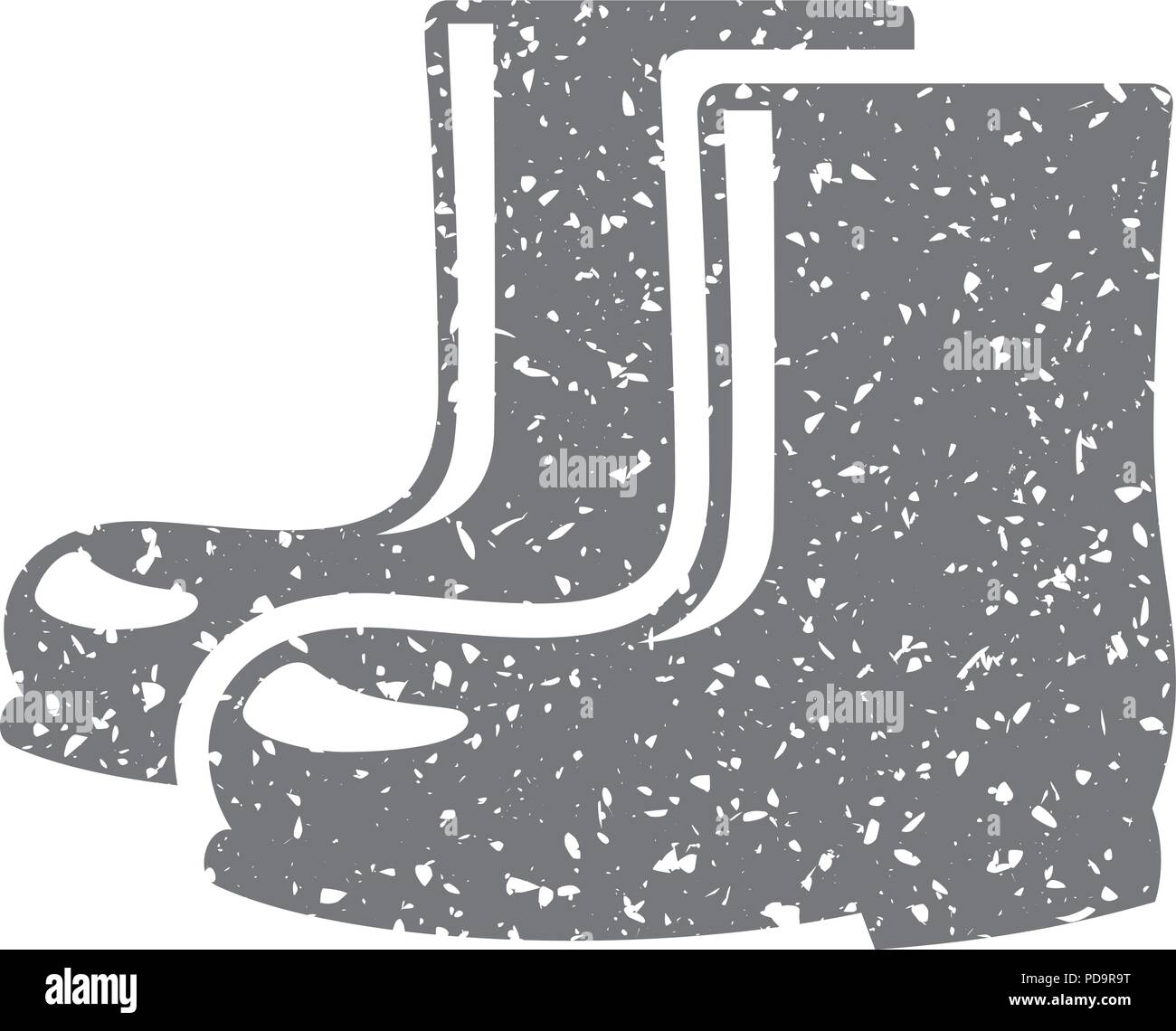 Garden boots Stock Vector Images - Alamy