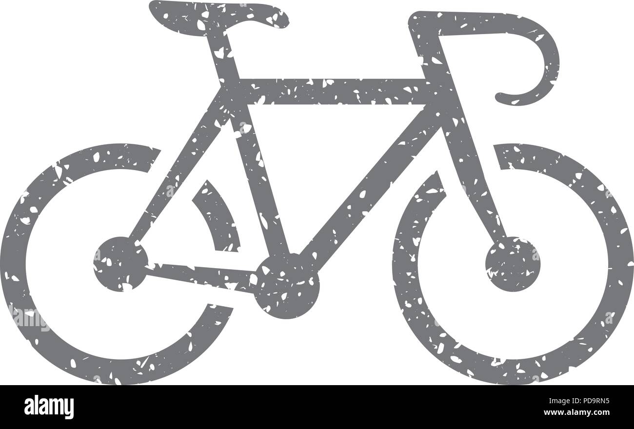 Grunge icon - Road bicycle Stock Vector Image & Art - Alamy