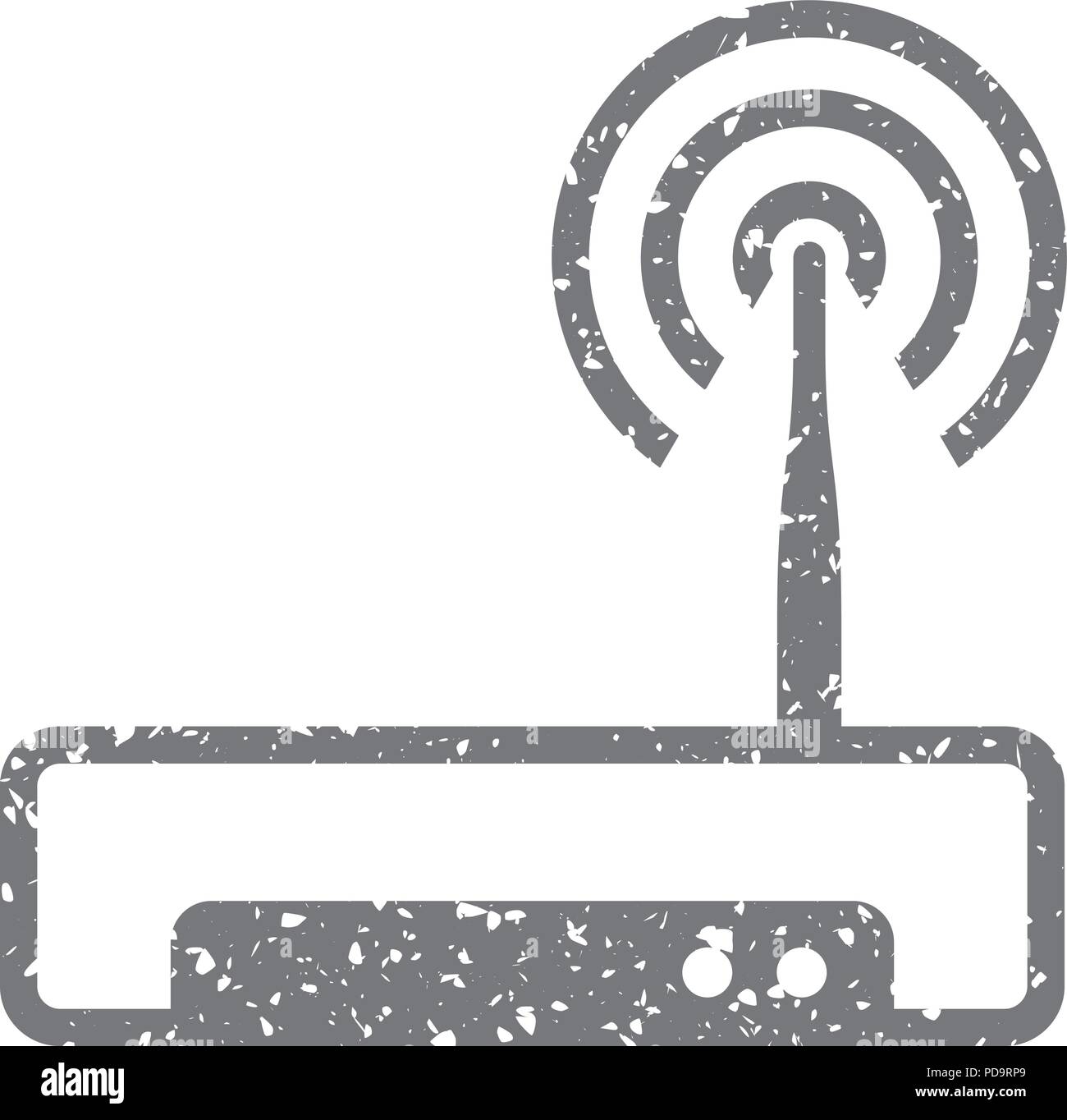 Grunge icon - Router Stock Vector Image & Art - Alamy