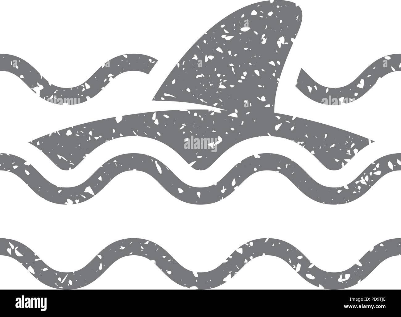Grunge icon - Shark Stock Vector Image & Art - Alamy