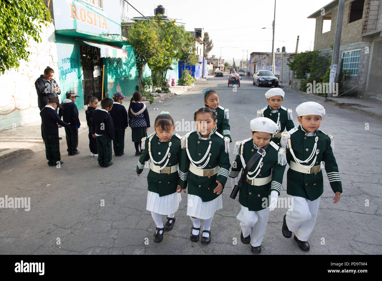 Mexican school uniform hi-res stock photography and images - Alamy