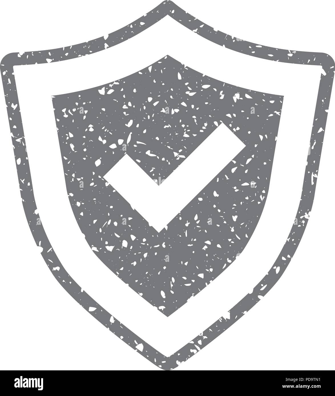 Grunge icon - Shield Stock Vector Image & Art - Alamy