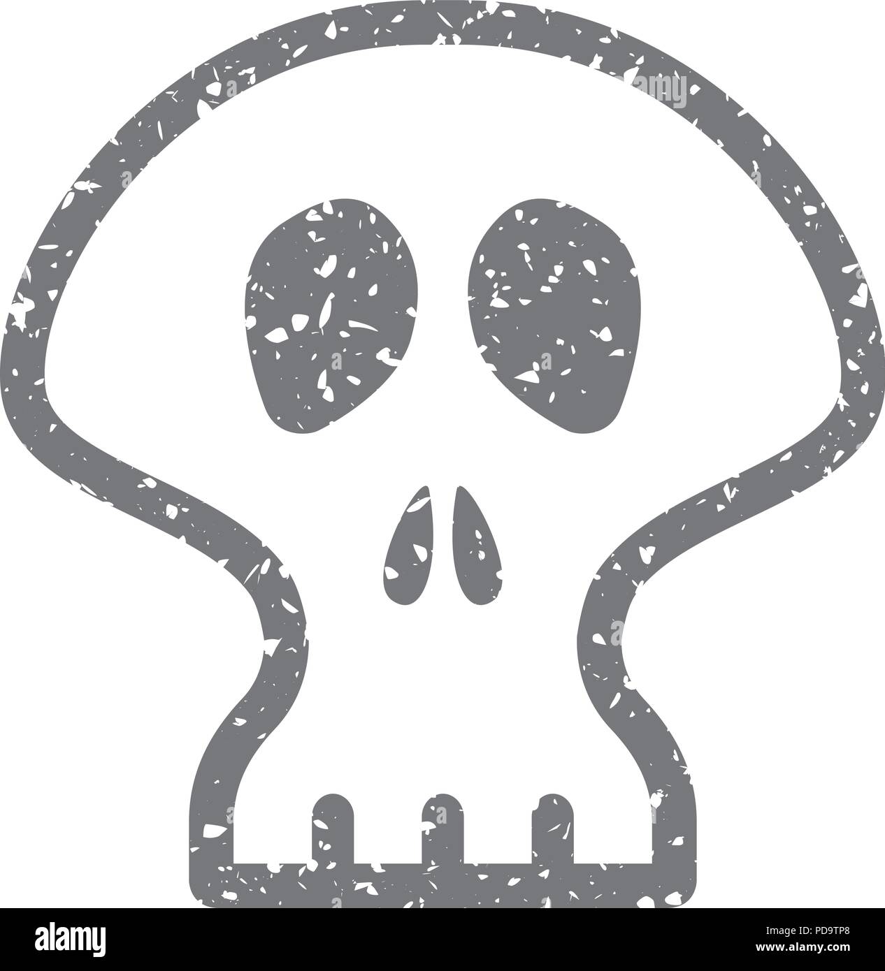 Grunge icon - Skeleton Stock Vector Image & Art - Alamy