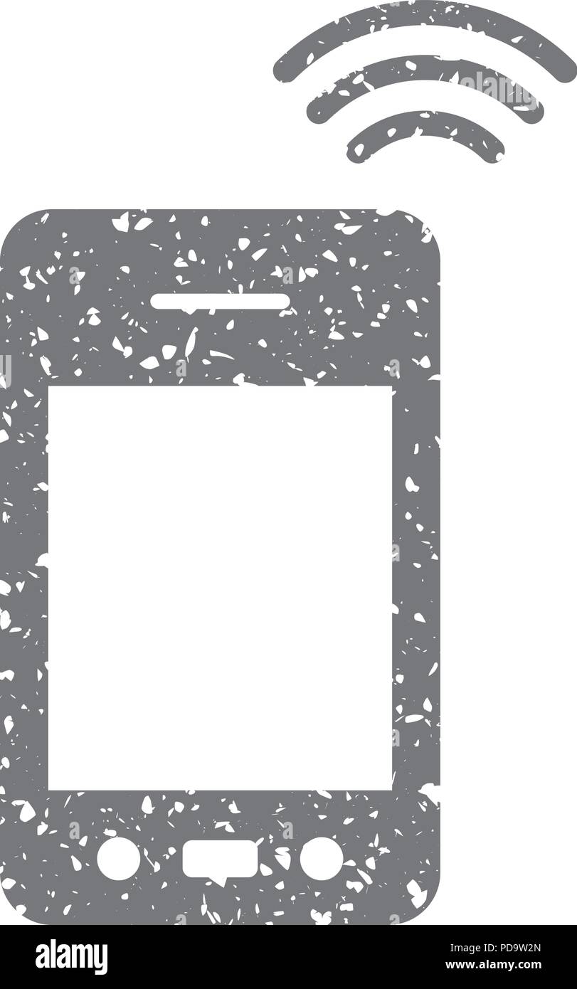 Grunge electronic smartphone technology Stock Vector Images - Alamy