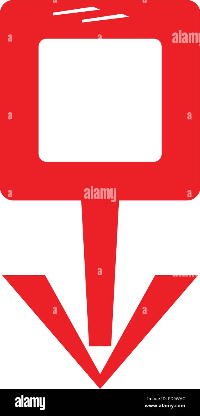 Isolated map entry icon Stock Vector Image & Art - Alamy