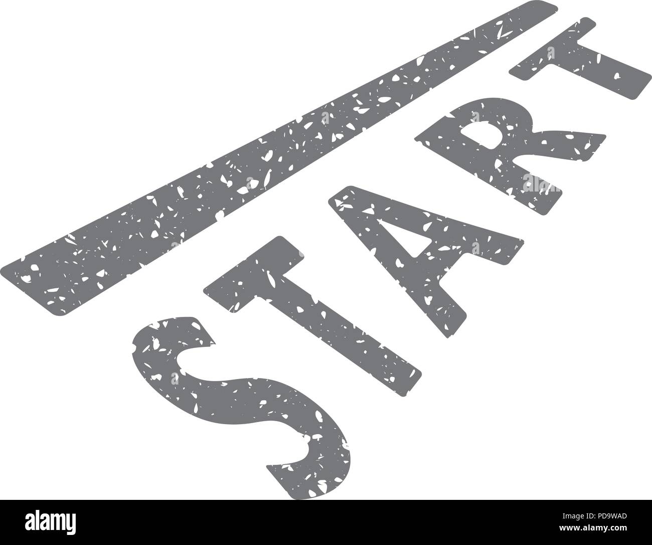 Grunge icon - Starting line Stock Vector Image & Art - Alamy