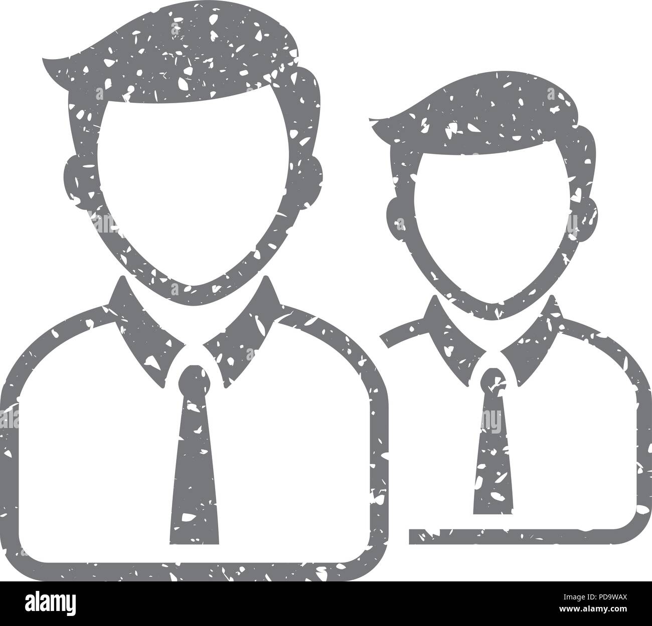 Grunge icon - Businessman Stock Vector Image & Art - Alamy