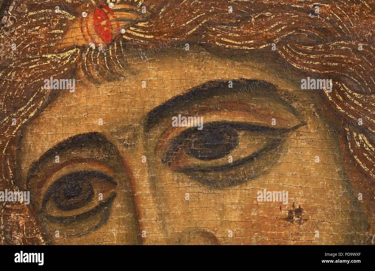 Angel with Golden Hair (crop) 2 Stock Photo - Alamy