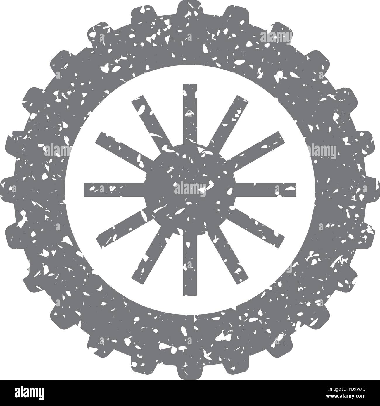 Flat tyre vintage Stock Vector Images - Alamy