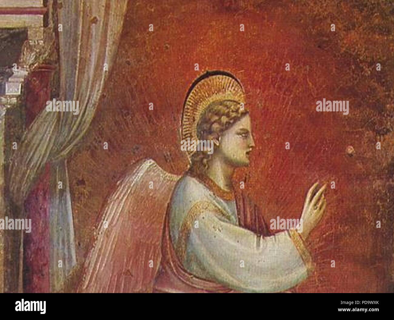 Angel with halo hi-res stock photography and images - Alamy
