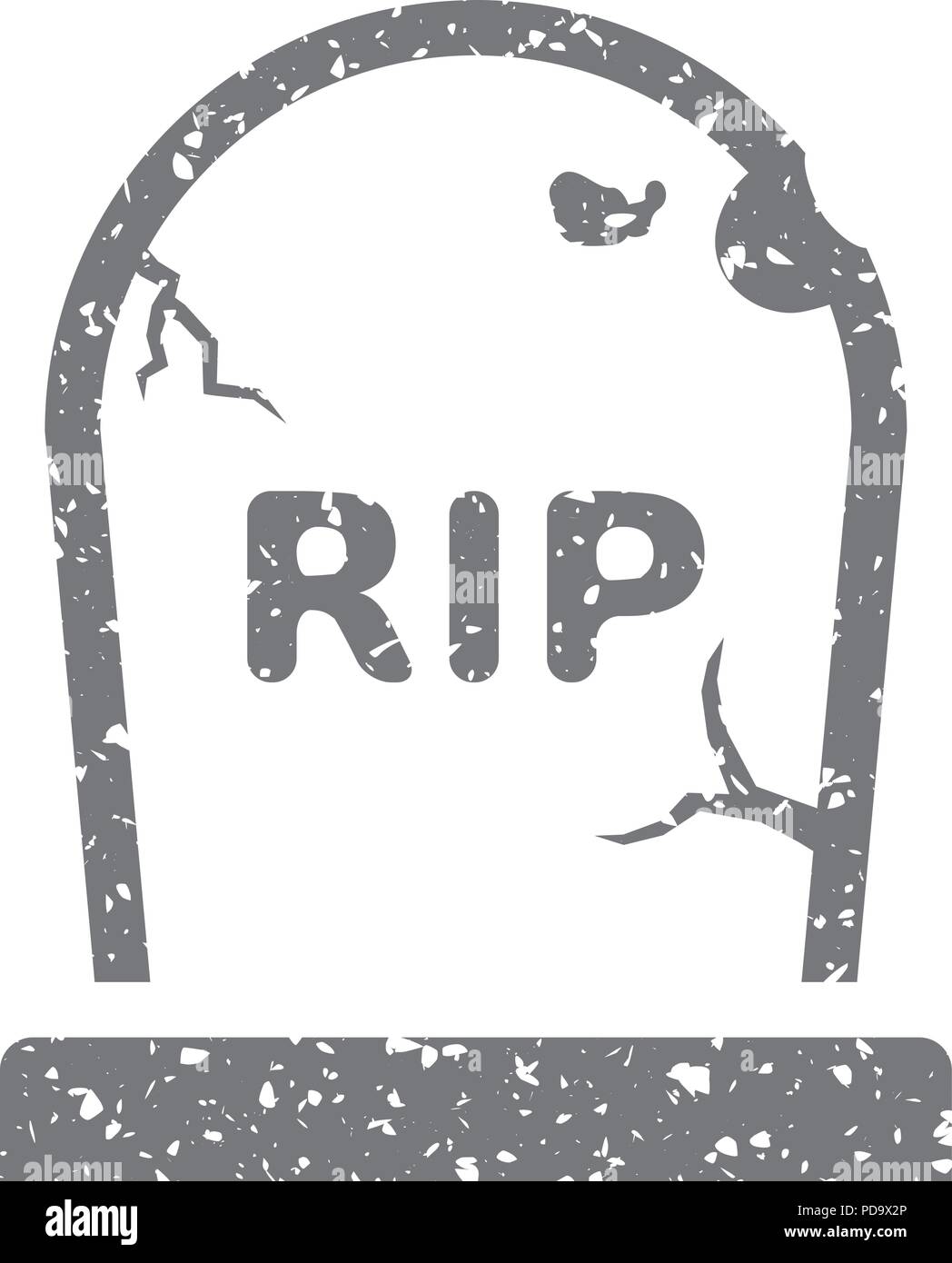 Cemetery old grave stone Stock Vector Images - Alamy