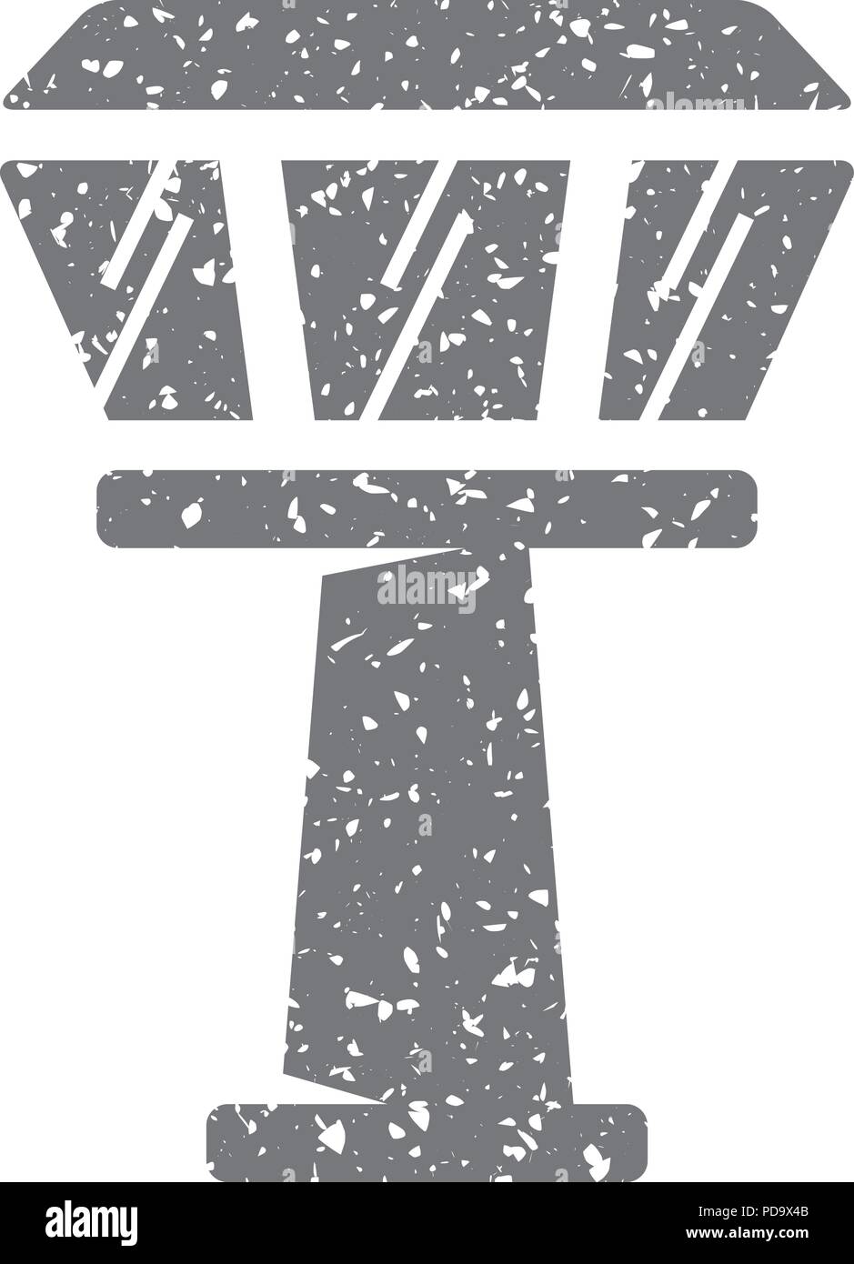 Grunge icon - Airport Tower Stock Vector Image & Art - Alamy