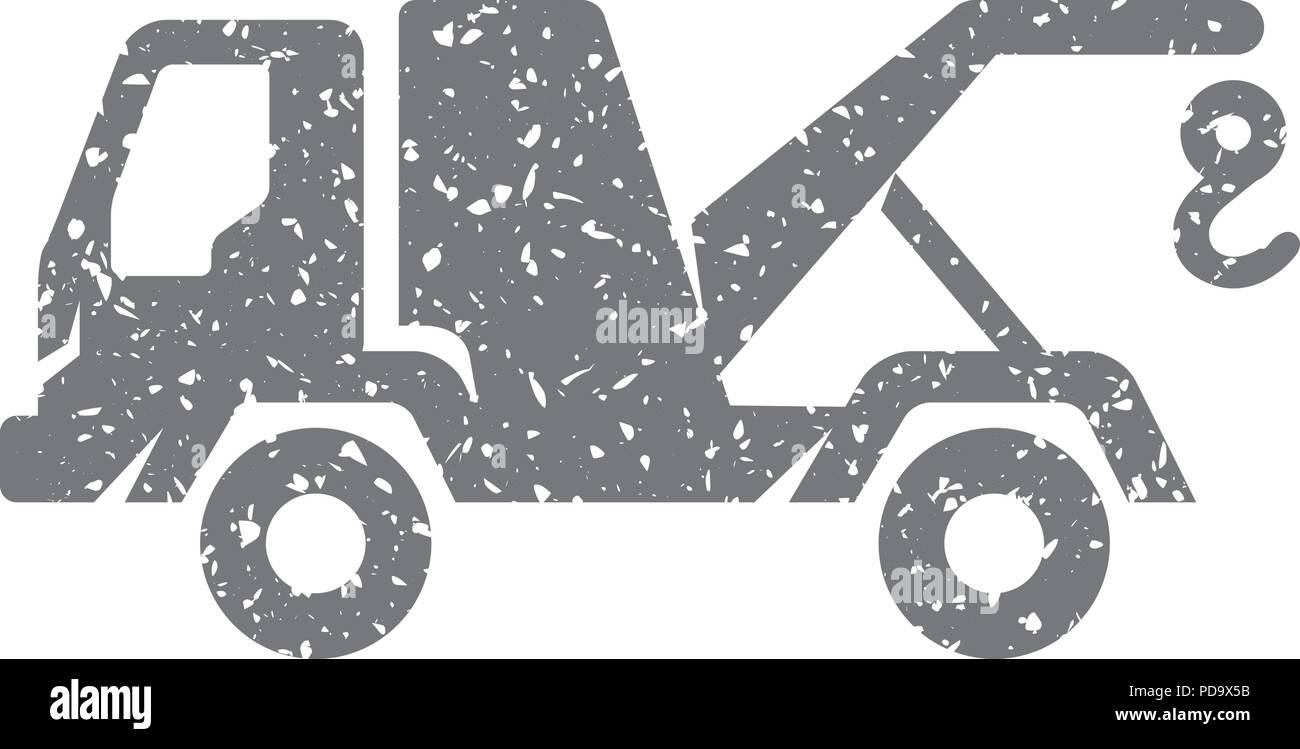 Tow truck delivery icon Cut Out Stock Images & Pictures - Alamy
