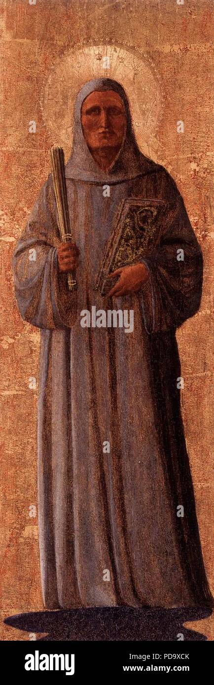 Angelico, san bernardo dalla pala di san marco Stock Photo - Alamy