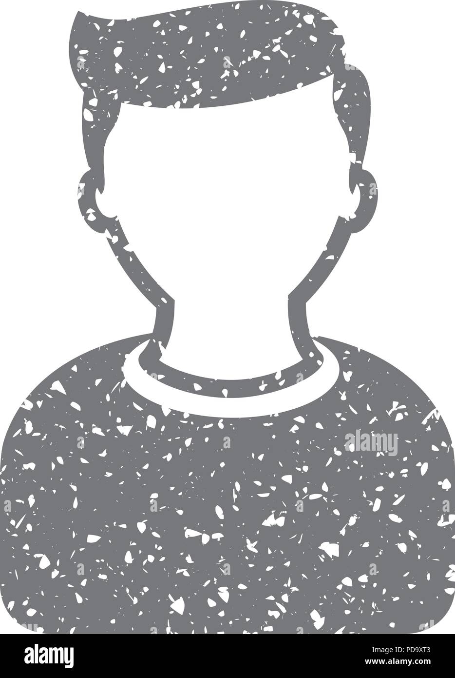 Grunge icon - User avatar Stock Vector Image & Art - Alamy