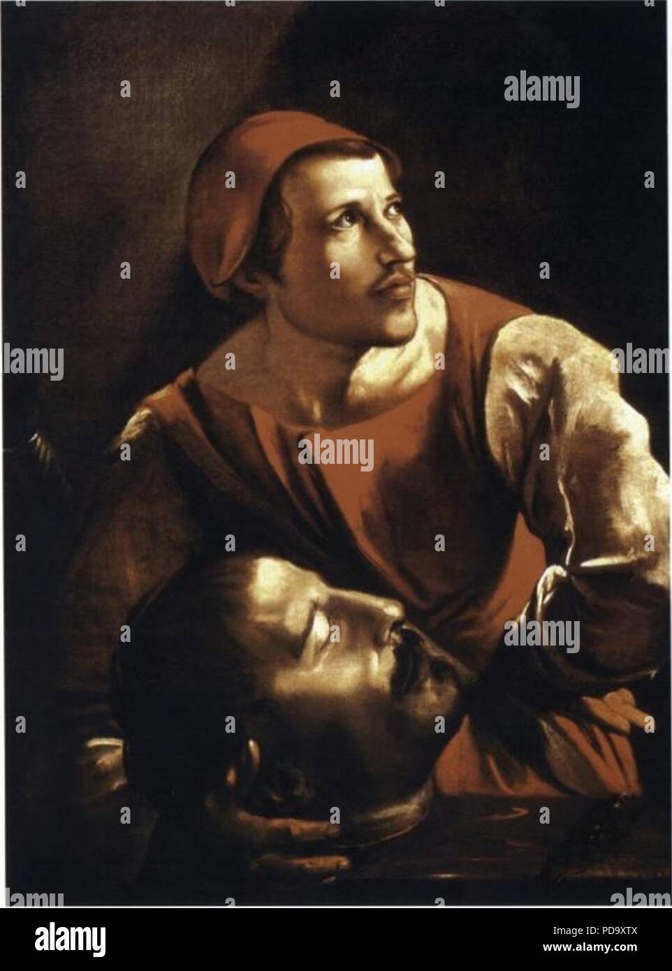 Executioner with the head of john the baptist hi-res stock photography ...