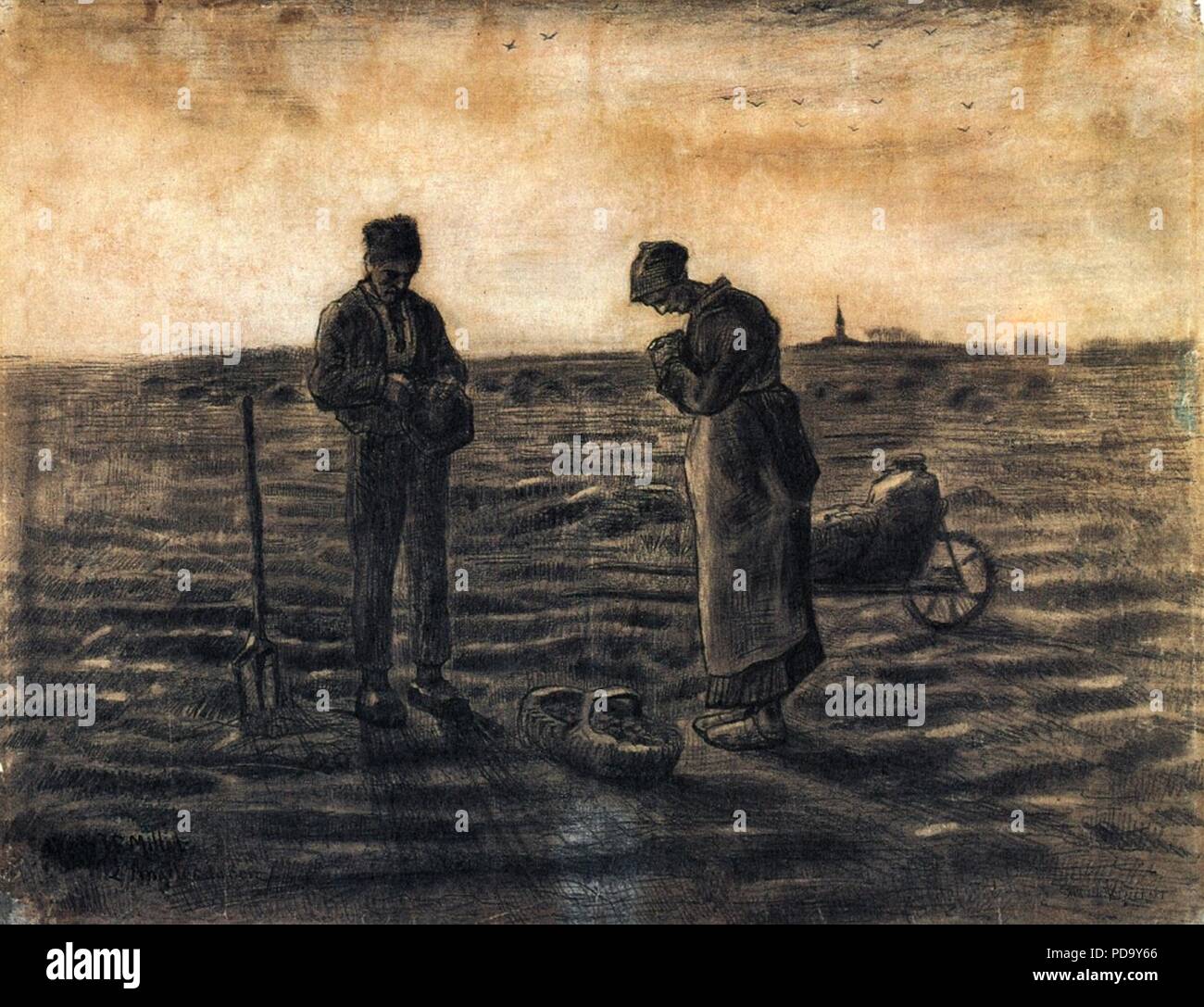 Angelus Van Gogh Stock Photo - Alamy