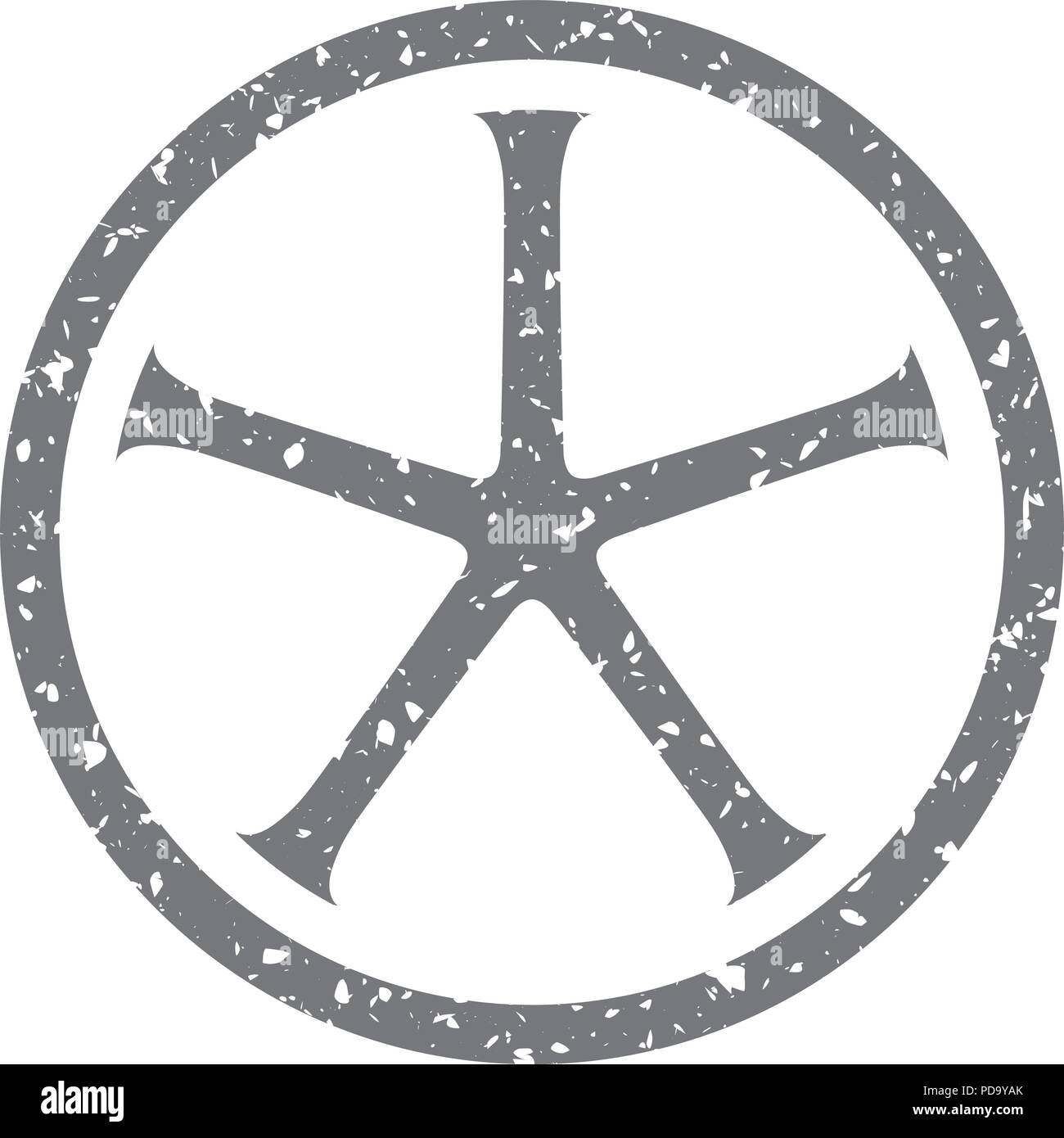 Grunge icon - Bicycle wheel Stock Vector Image & Art - Alamy