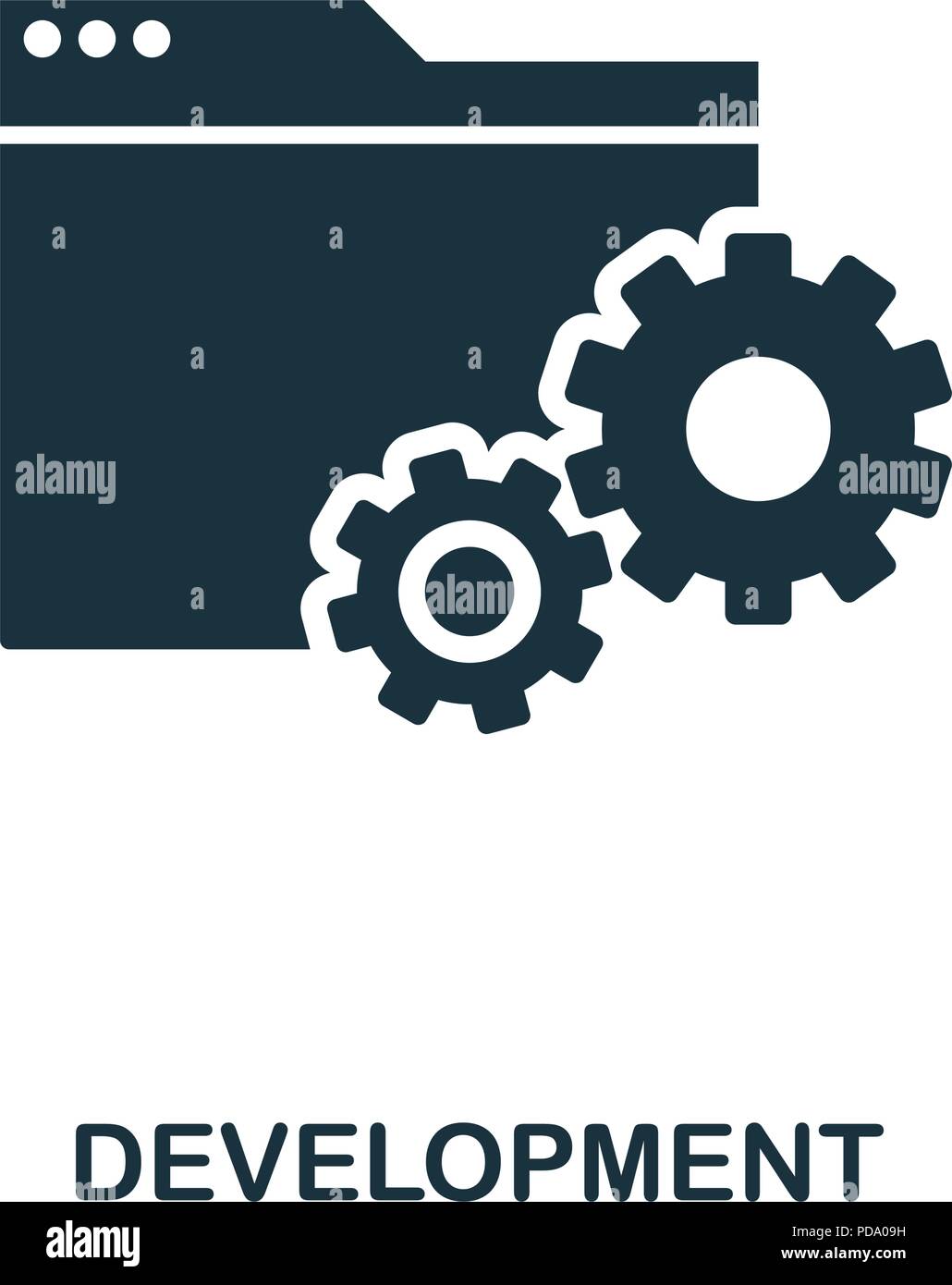 Development Creative Icon Simple Element Illustration Development