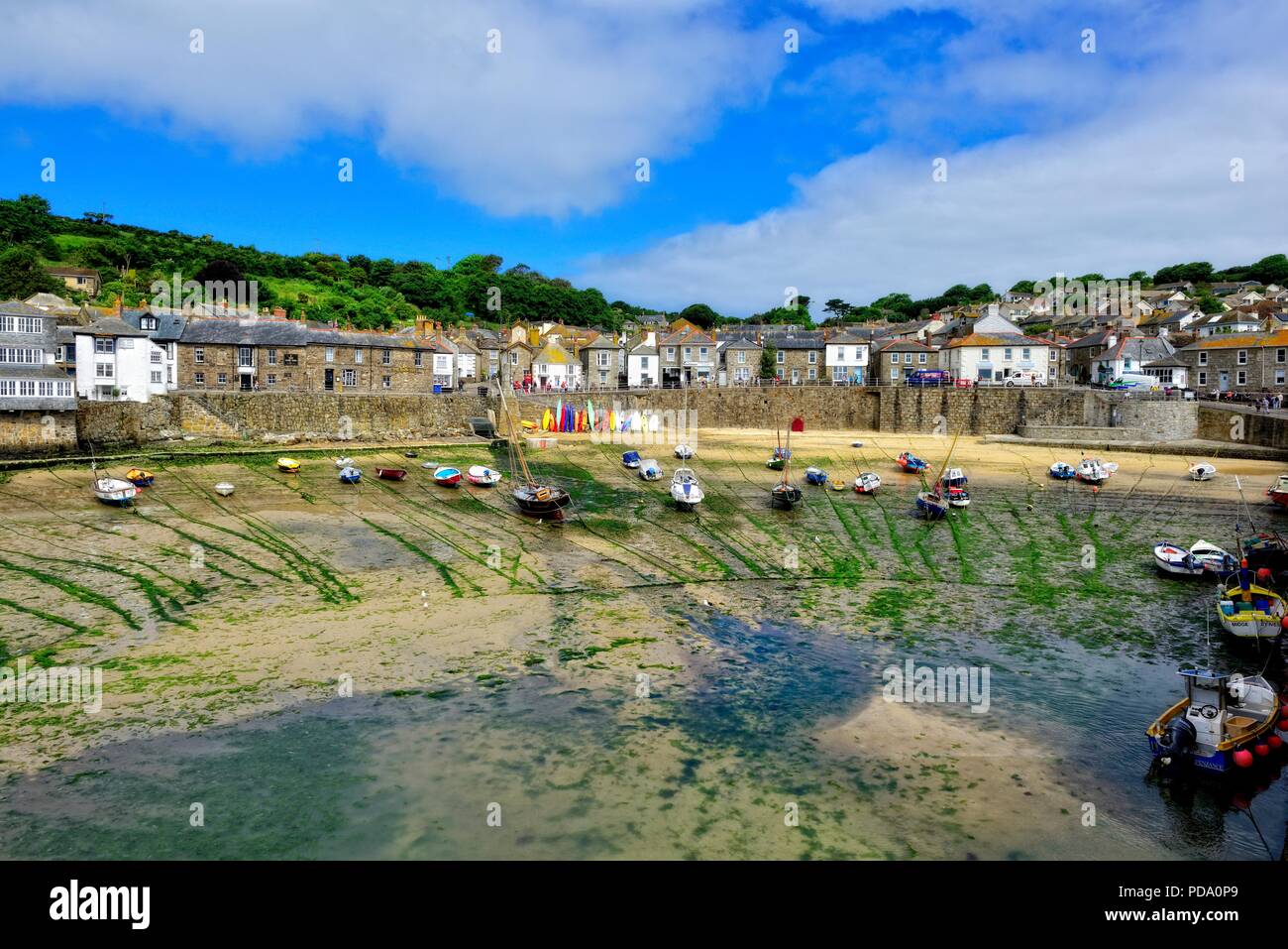 Mousehole, fishing village,Cornwall,England,UK Stock Photo - Alamy