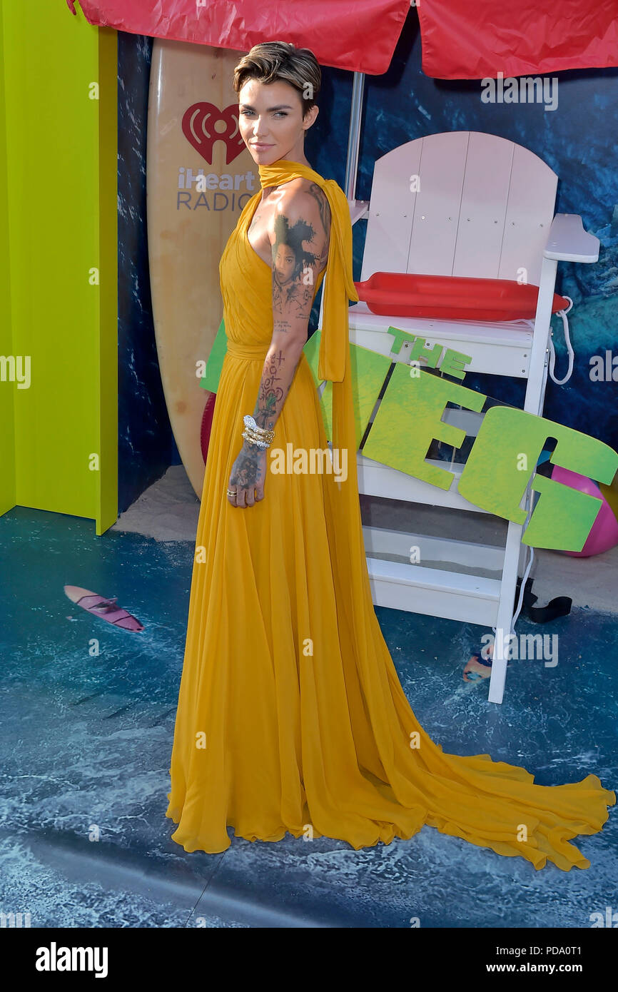 Ruby Rose attending 'The Meg' premiere at the TCL Chinese Theatre on ...