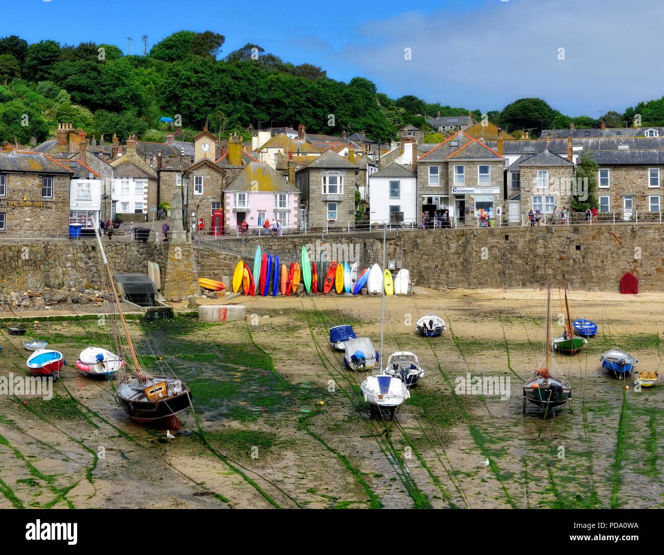 Mousehole, fishing village,Cornwall,England,UK Stock Photo - Alamy