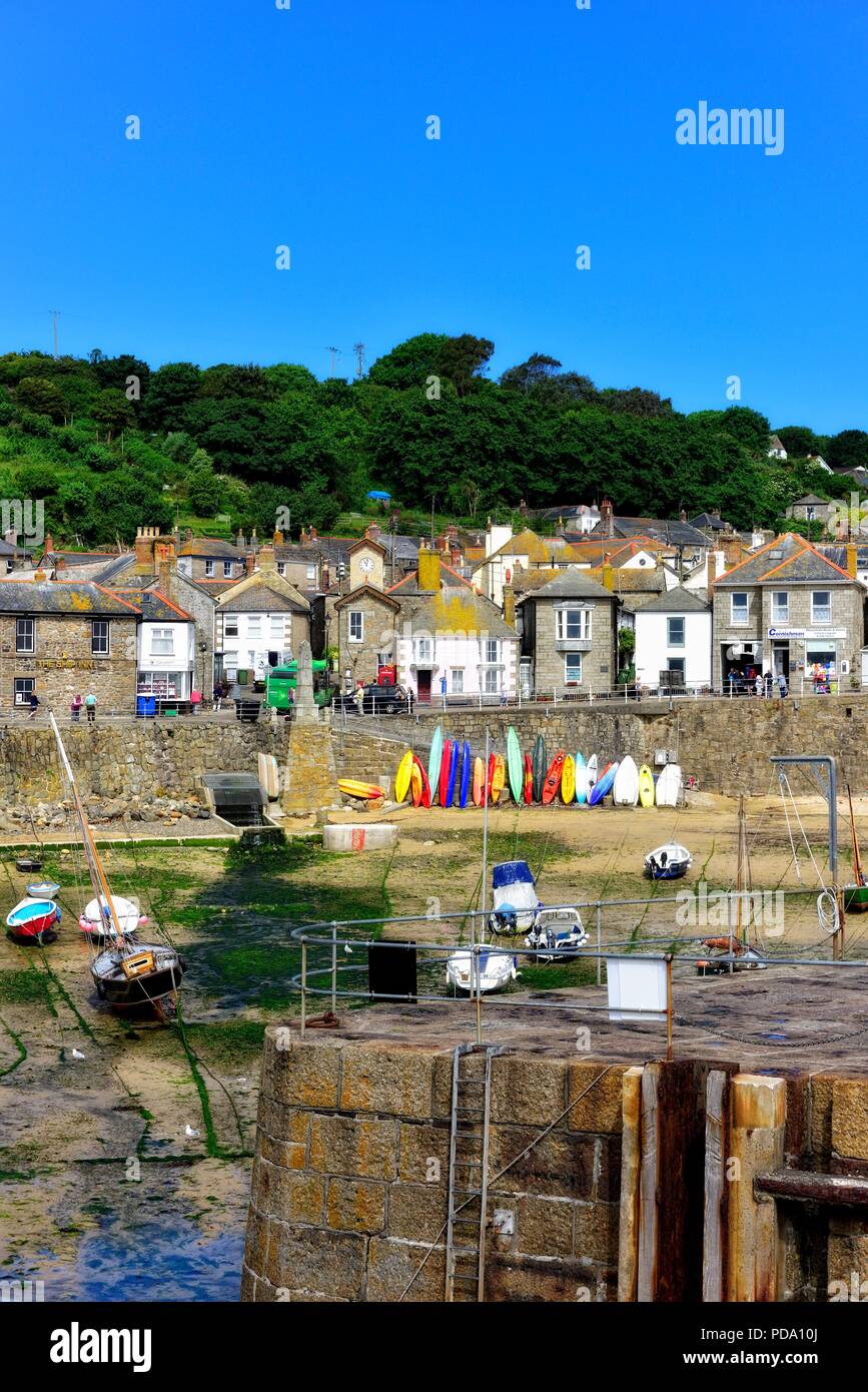 Mousehole, fishing village,Cornwall,England,UK Stock Photo - Alamy