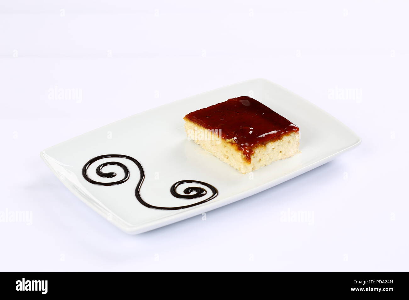 Trilece Caramel Dairy Dessert Cake Stock Photo - Alamy