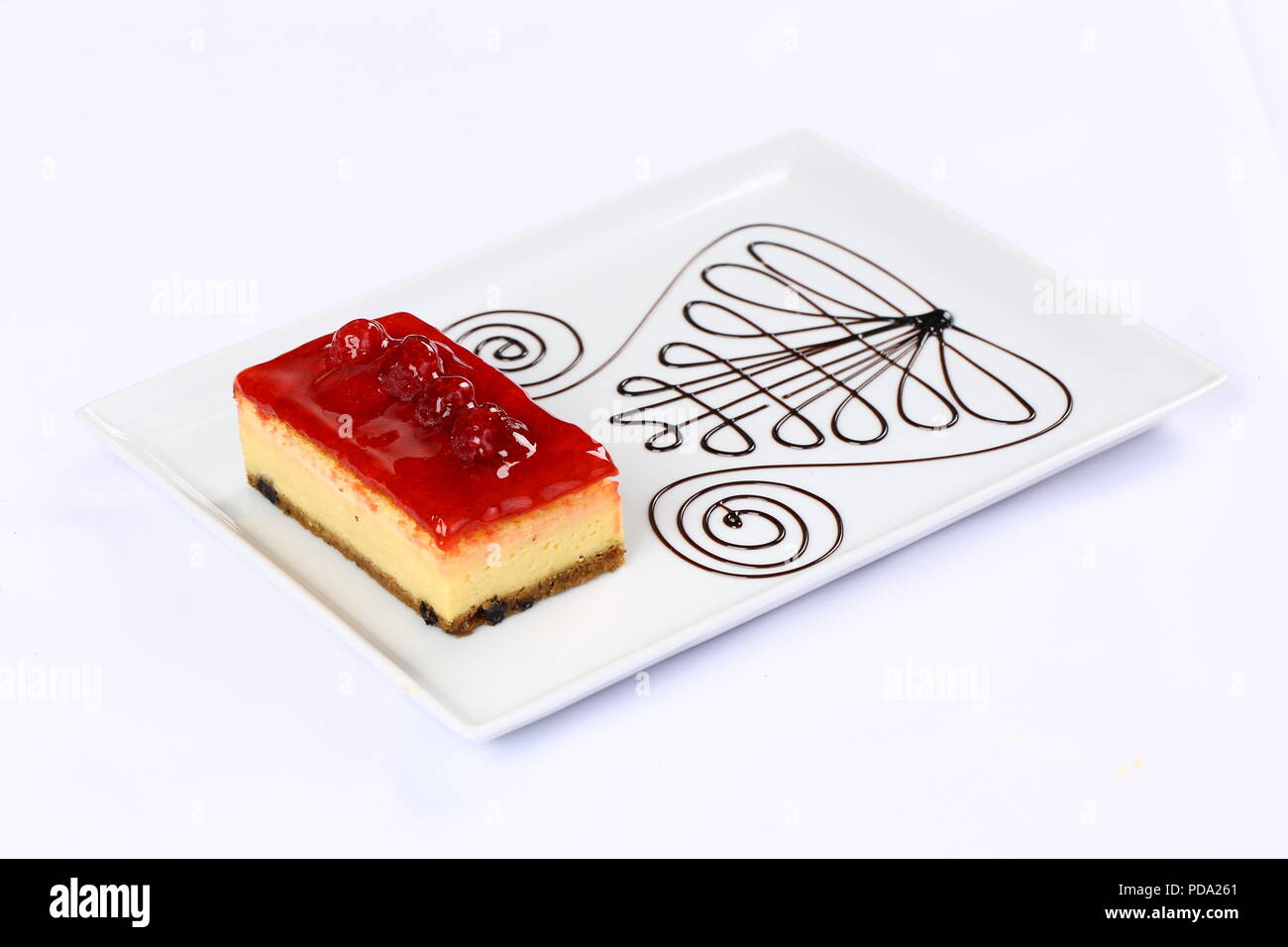 Trilece Caramel Dairy Dessert Cake Stock Photo - Alamy