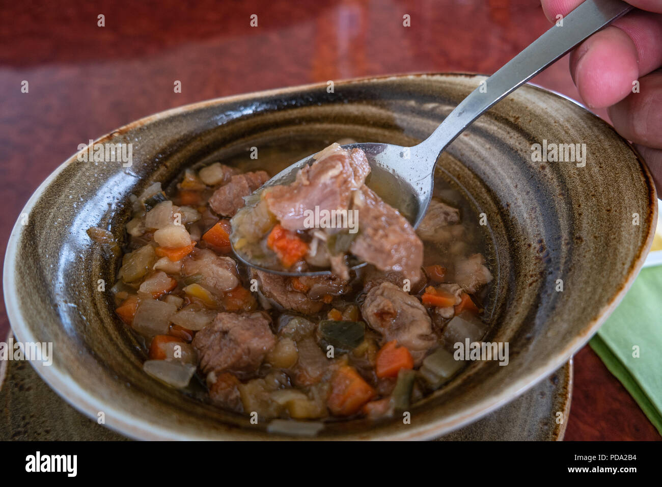 Traditional Icelandic lamb soup, summer time, indoor Stock Photo - Alamy