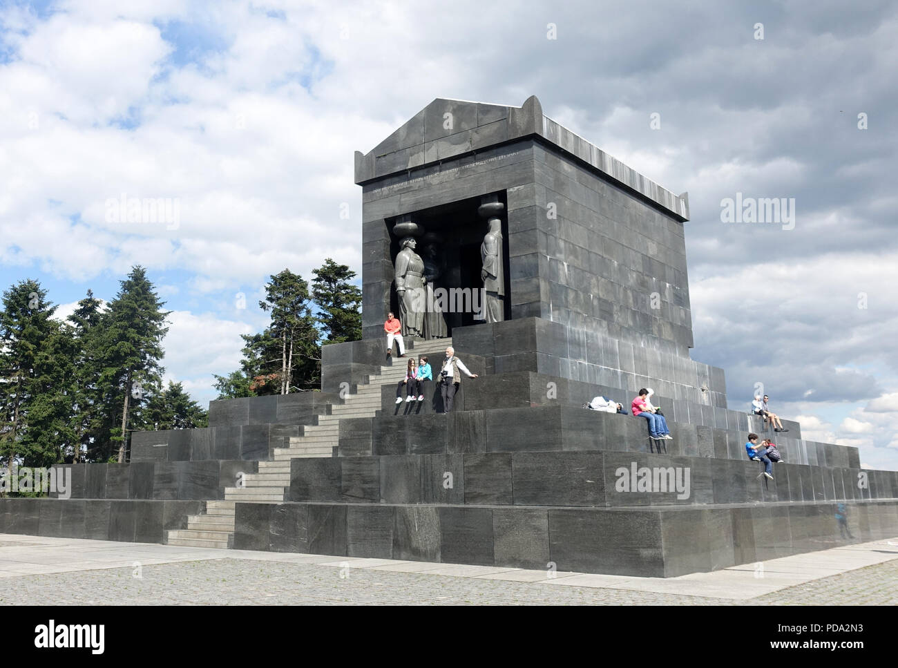 Monument at Mount Avala near Belgrade, Serbia Stock Photo - Alamy
