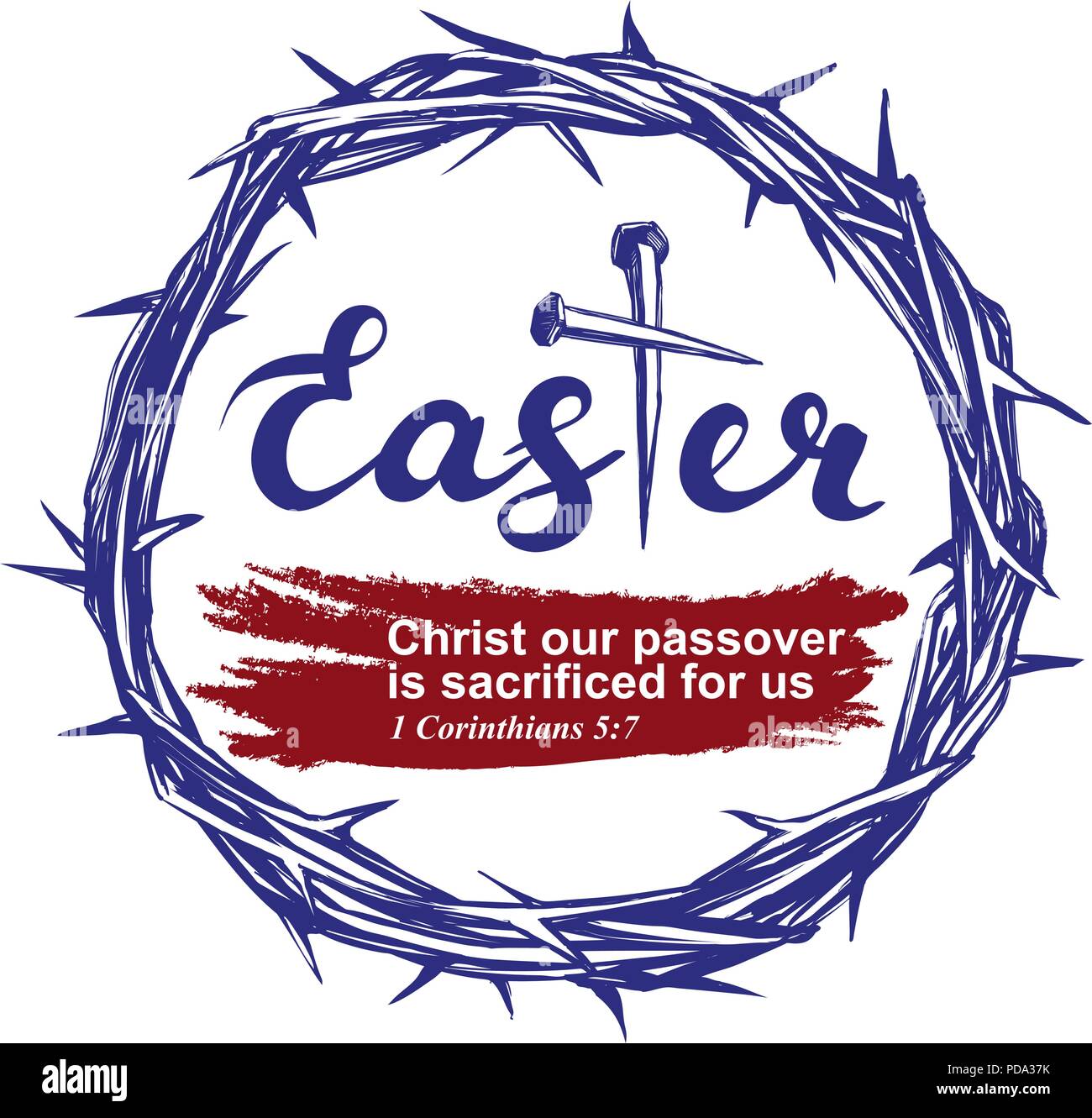 easter holiday, religious symbol of Christianity, crown of thorns ...